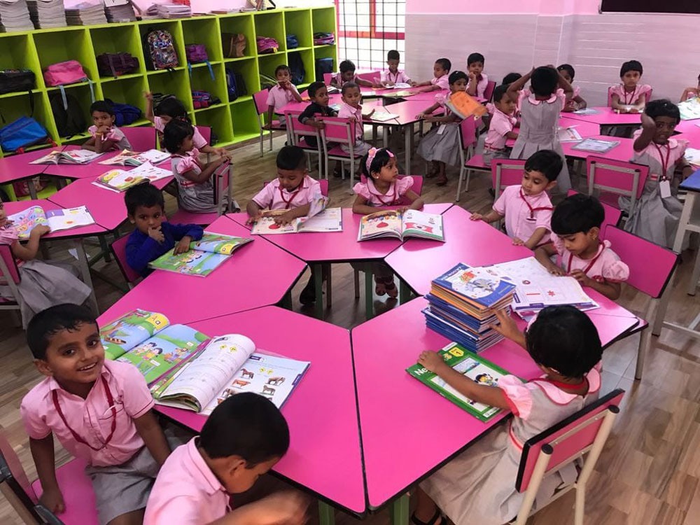Modern classroom furniture designs in Kerala | SEF